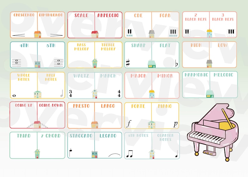2nd Edition Ear Training Cards | 42 Music Theory/aural Concepts - Etsy