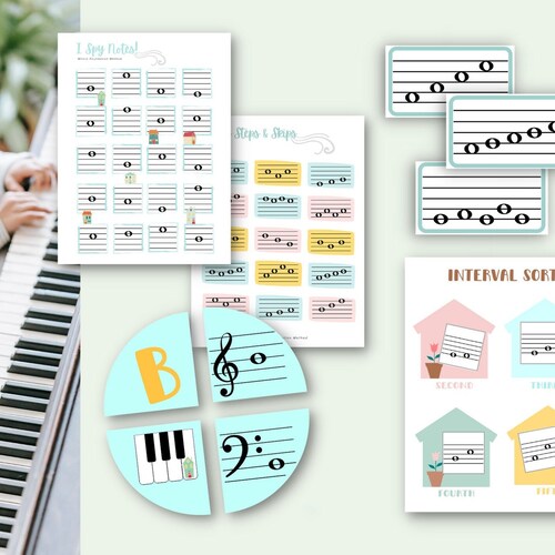 Music Flash Cards Bundle Note Reading Rhythm Key Signature - Etsy