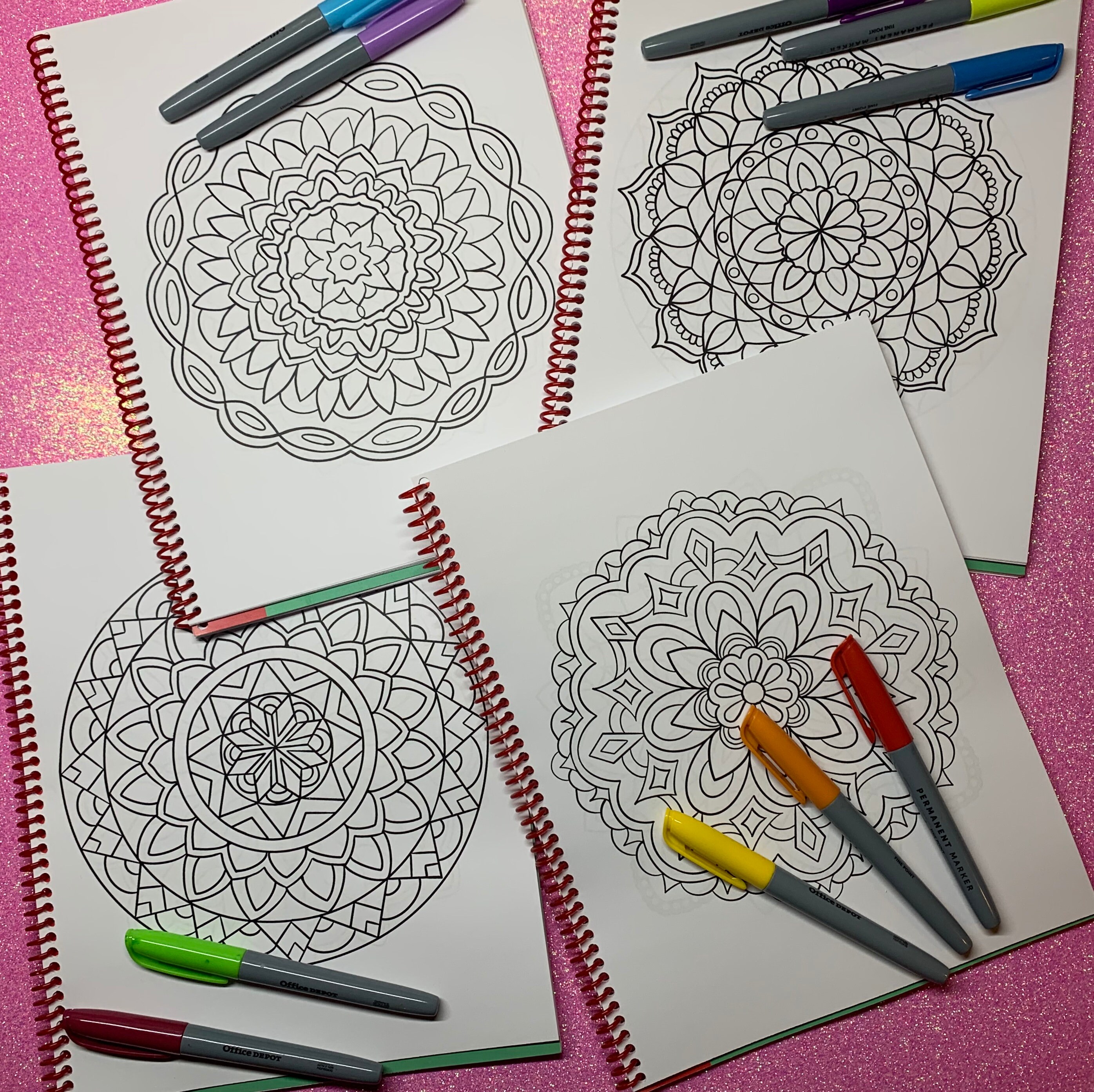 Harmony Adult Coloring Book Coloring Book Stress Relief | Etsy