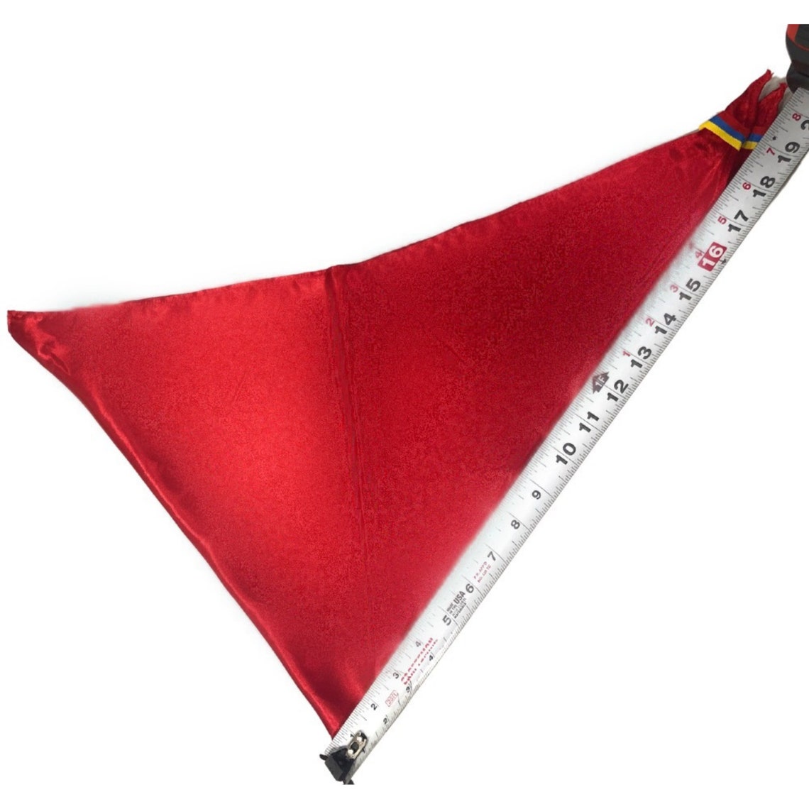 6pk Colombian Pañoleta Roja/ Red Bandana for Parties With Flag Detail ...