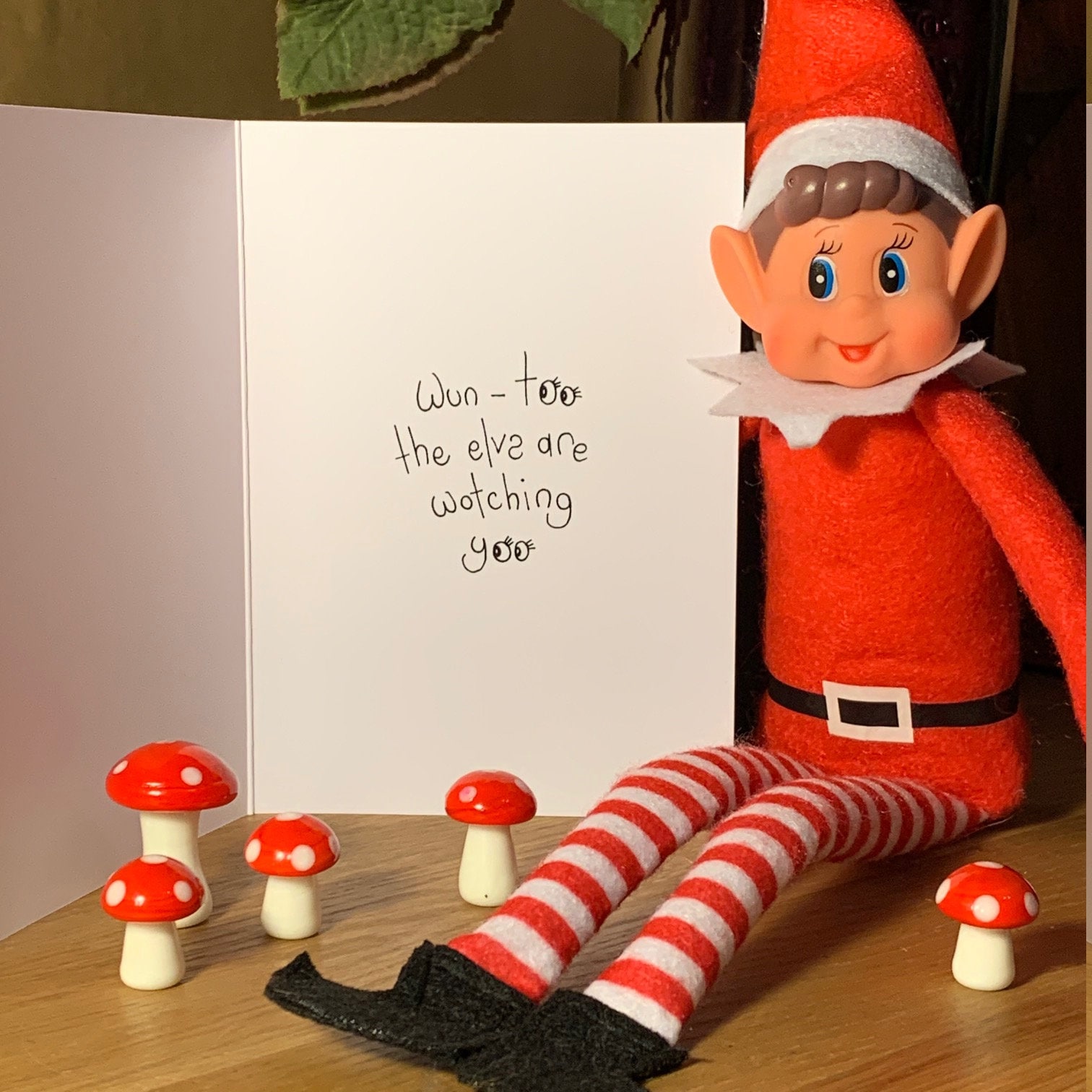 Christmas Card, Cult Horror, Nightmare on Elf Street, Freddy the Elf ...