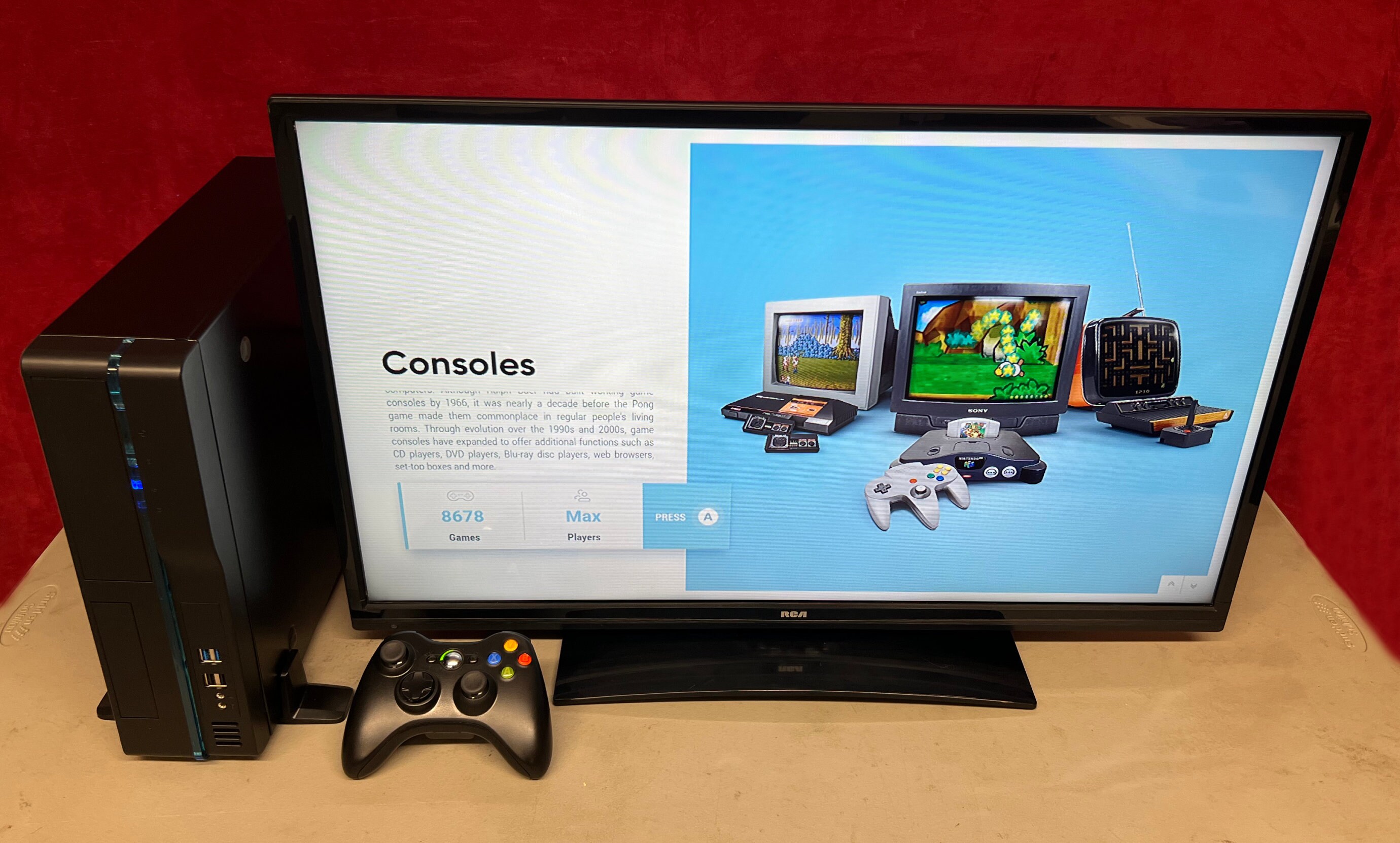 Retro-modern GAMING PC Console - Etsy