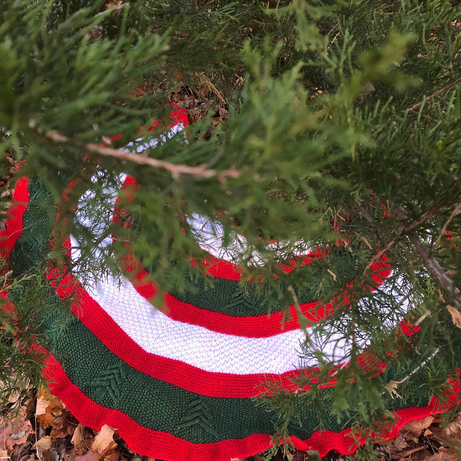 Forest for a Tree Skirt Knitting Pattern PDF Download and Bonus Sweet ...