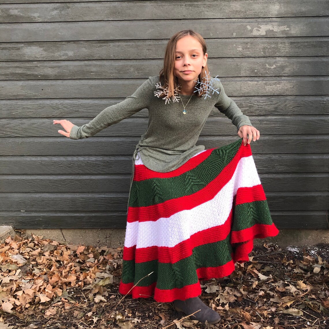 Forest for a Tree Skirt Knitting Pattern PDF Download | Etsy