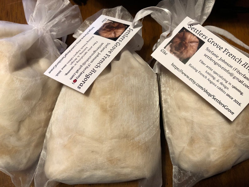 French Angora Spinning Fiber - Etsy