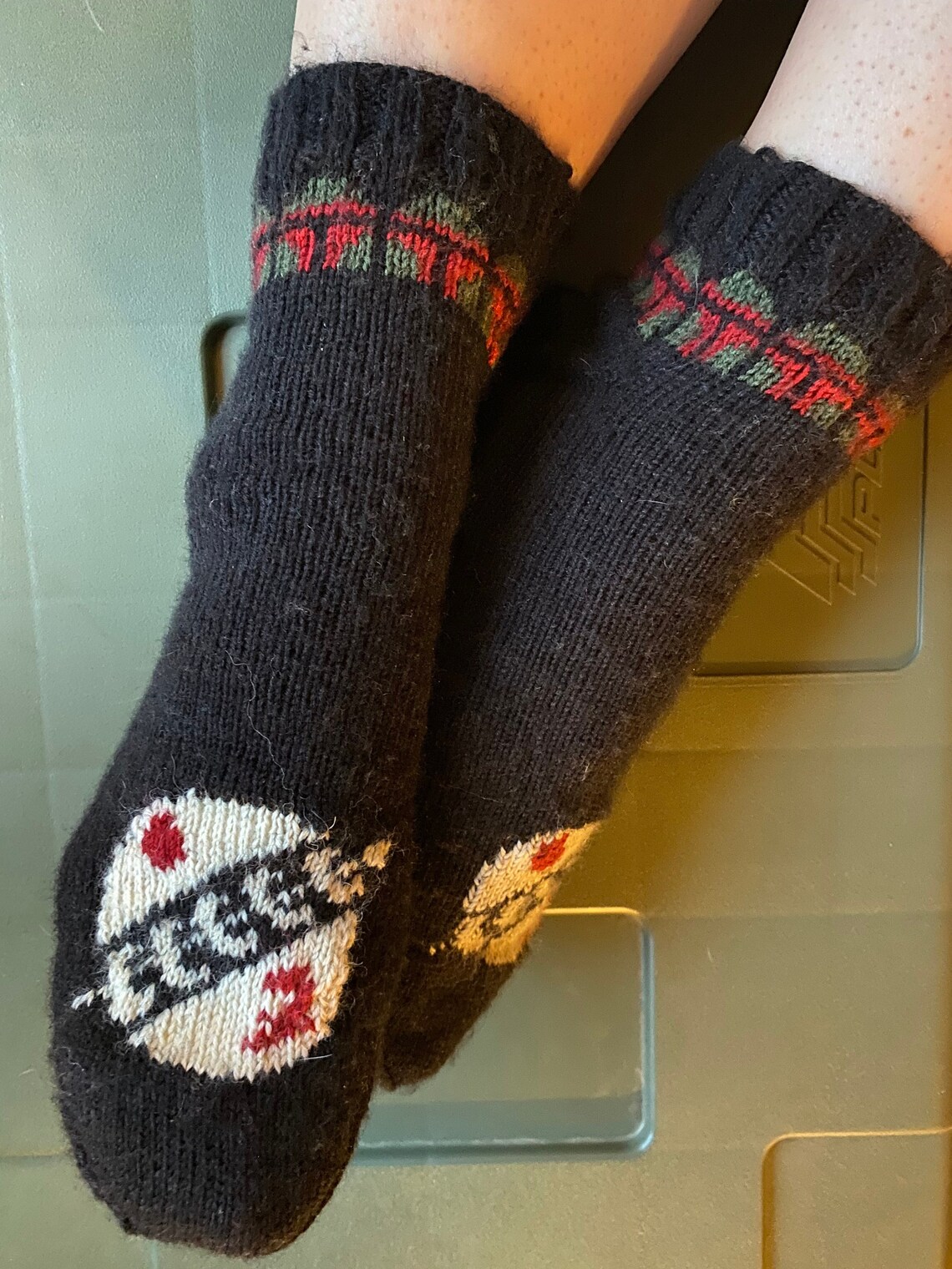 Boba Feet Sock Knitting Pattern PDF Download, Star Wars, Stranded ...