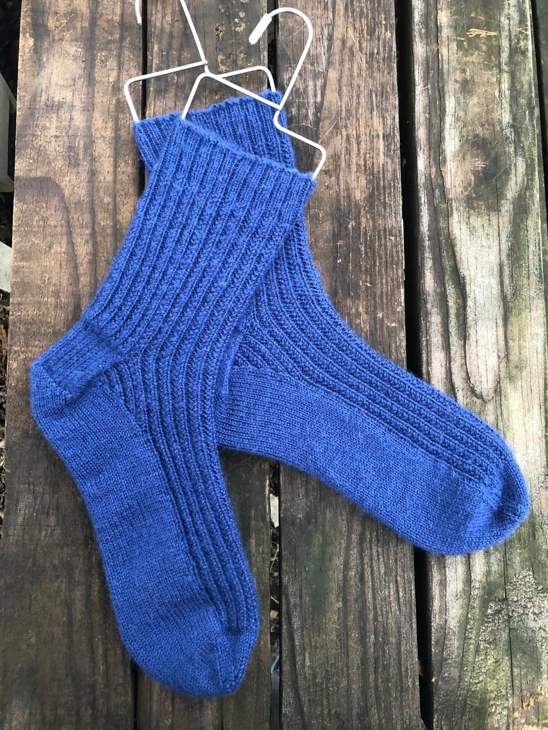 Farrow-rib Socks Knitting Pattern PDF Download - Etsy