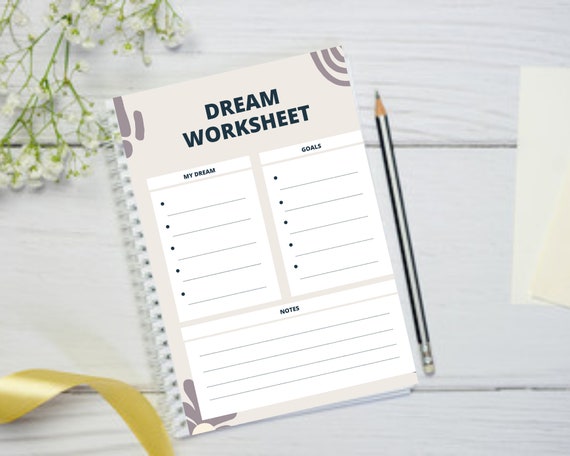 Dream Planner Life Vision Board Dream Life Worksheets Life - Etsy