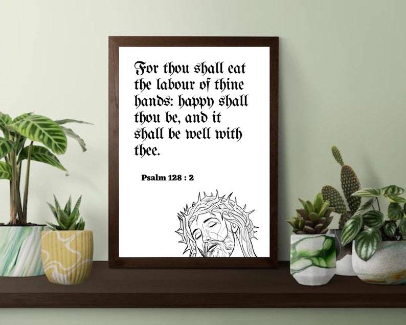 Bible Verse Typography Printable Set Christian Art Verses - Etsy