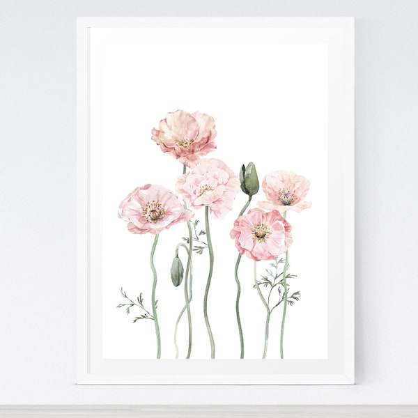 Poppy Print - Etsy UK