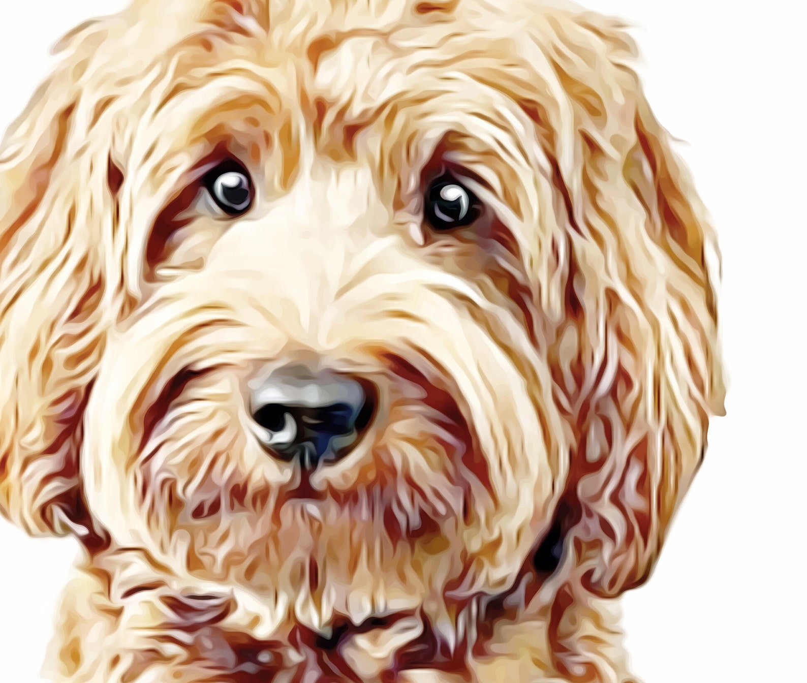 Goldendoodle Dog Digital Download Dog Poster Golden Doodle - Etsy