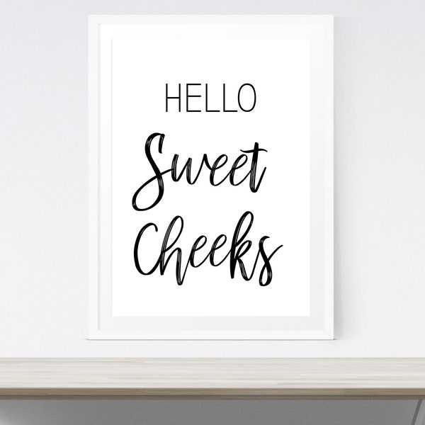 Hello Sweet Cheeks - Etsy UK