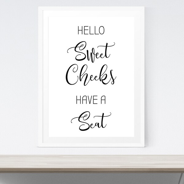 Hello Sweet Cheeks - Etsy