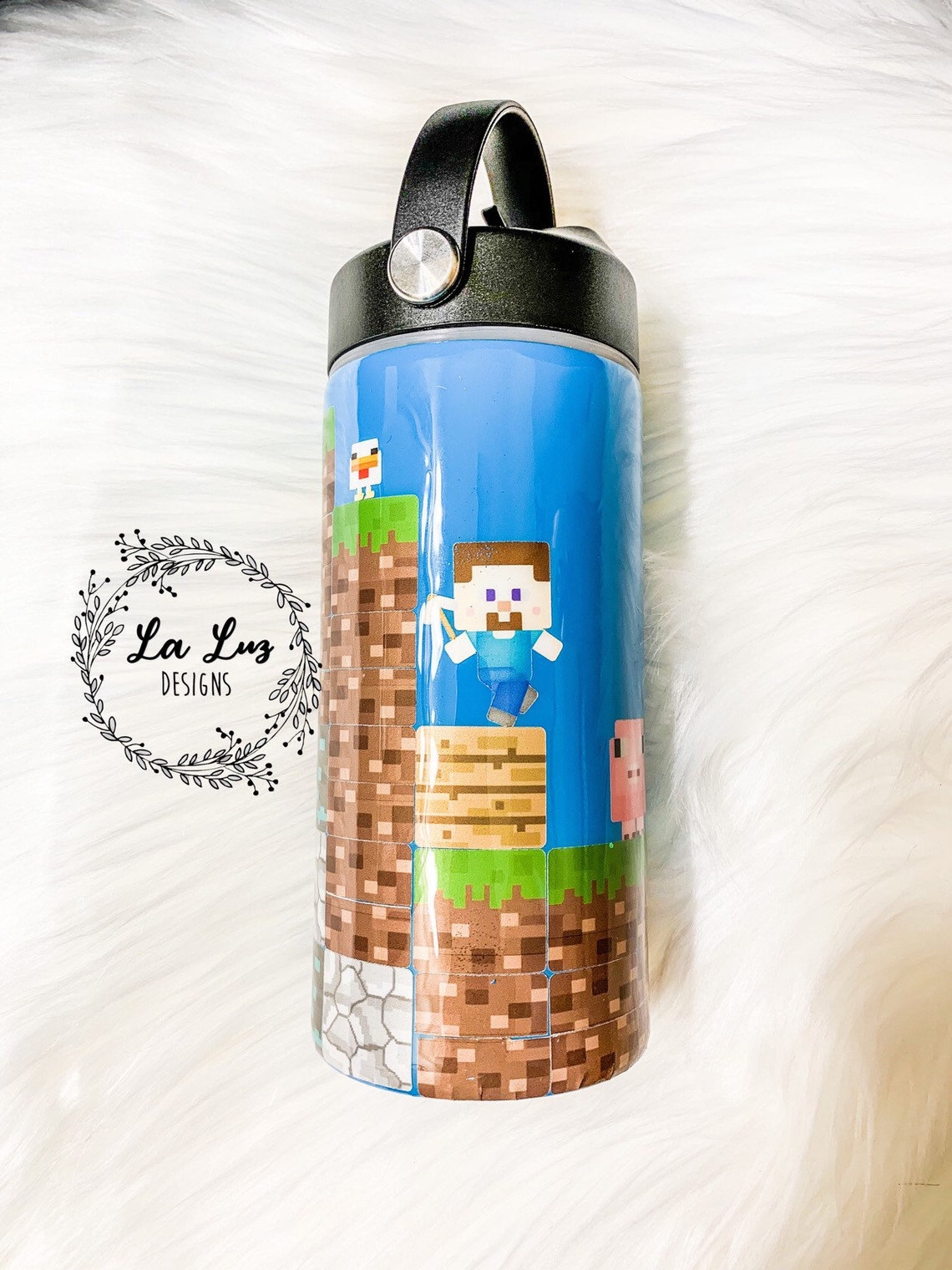 Minecraft Inspired Tumbler Customizable | Etsy