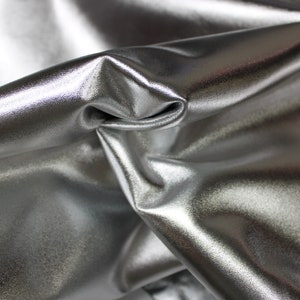 METALLIC SILVER LEATHER: Genuine Leather 2.5-3 Oz. - Perfect for ...
