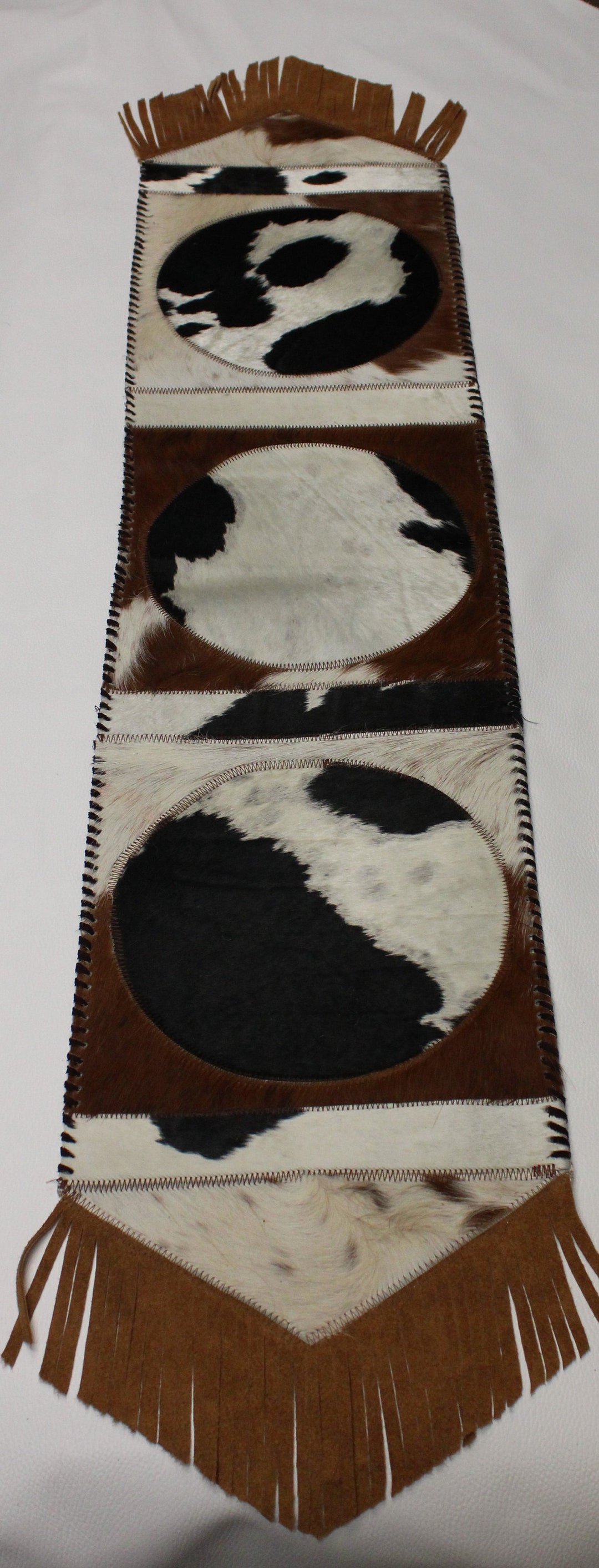 Cowhide Table Runner Solid Design 5 Ft Long Table Decor Runner - Etsy