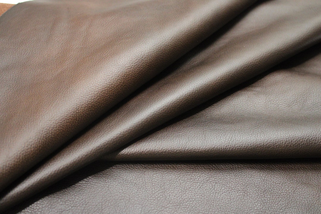 Brown West Chocolate Leather- Upholstery Cowhide Leather/ 2.5 Oz - 3 Oz ...