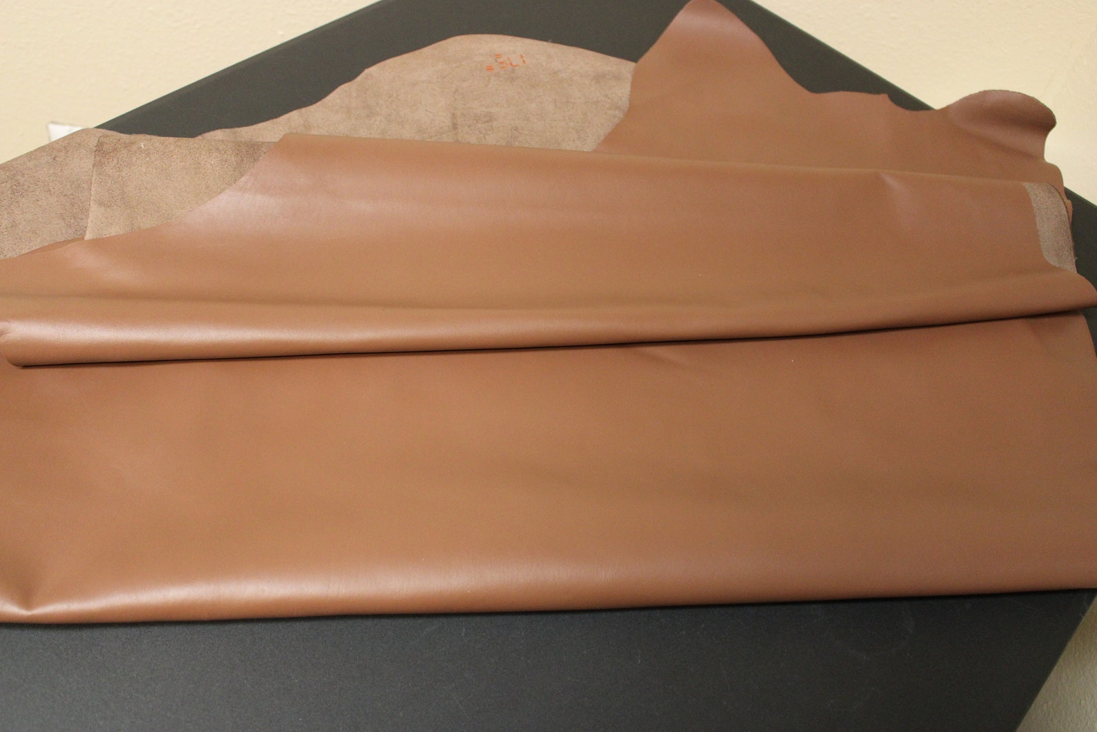 Copper Brown Cowhide Leather Genuine Full Grain Cowhide - Etsy New Zealand