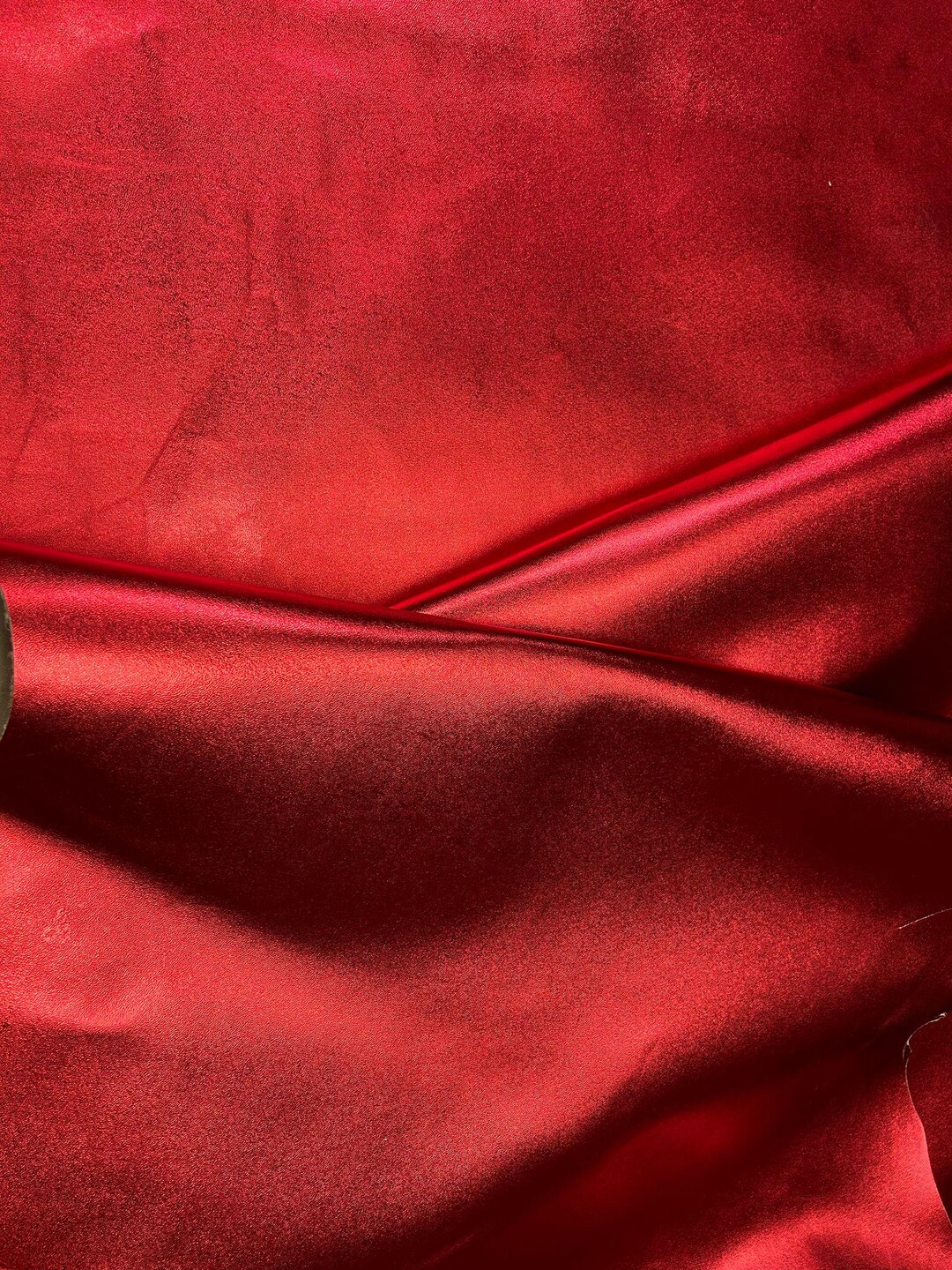 METALLIC RED LEATHER: Genuine Leather 2.5-3 Oz. - Perfect for Handbags ...