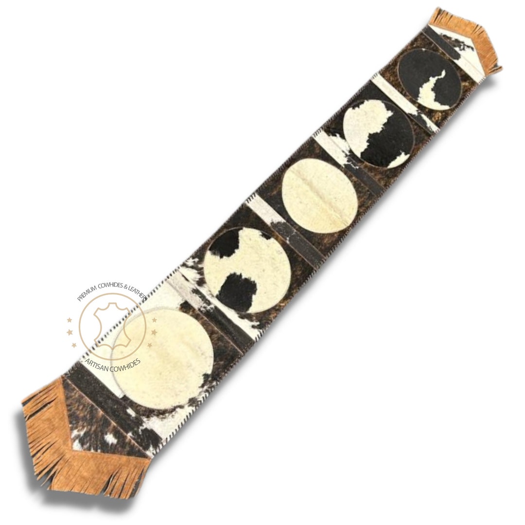 Cowhide Table Runner - 7ft Long - Table Decor Runner - Etsy