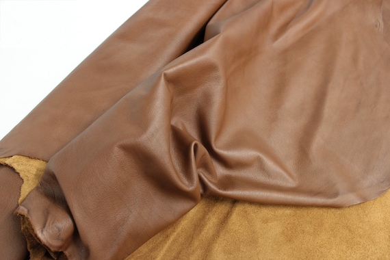 MAPLE BROWN LEATHER Upholstery Cowhide Leather 2.5 Oz 3 - Etsy