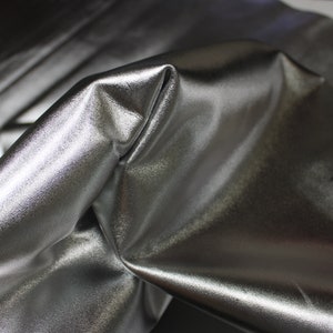 METALLIC SILVER LEATHER: Genuine Leather 2.5-3 Oz. - Perfect for ...