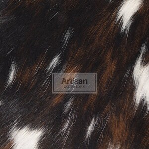 Tricolor Cowhide Rug XL Size: XL 7'x6' Ft L 6'x5'5 Ft Premium Tricolor ...