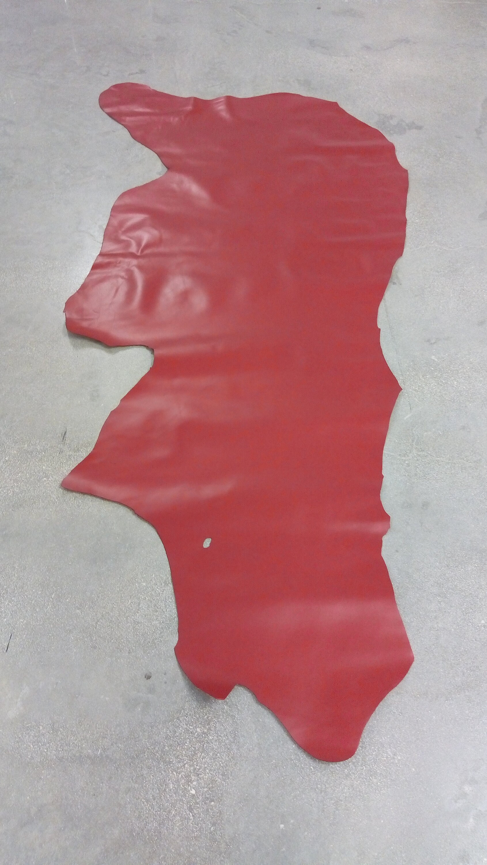 RED LEATHER HIDE Genuine Cowhide Slightly Firm Leather / 3 Oz | Etsy