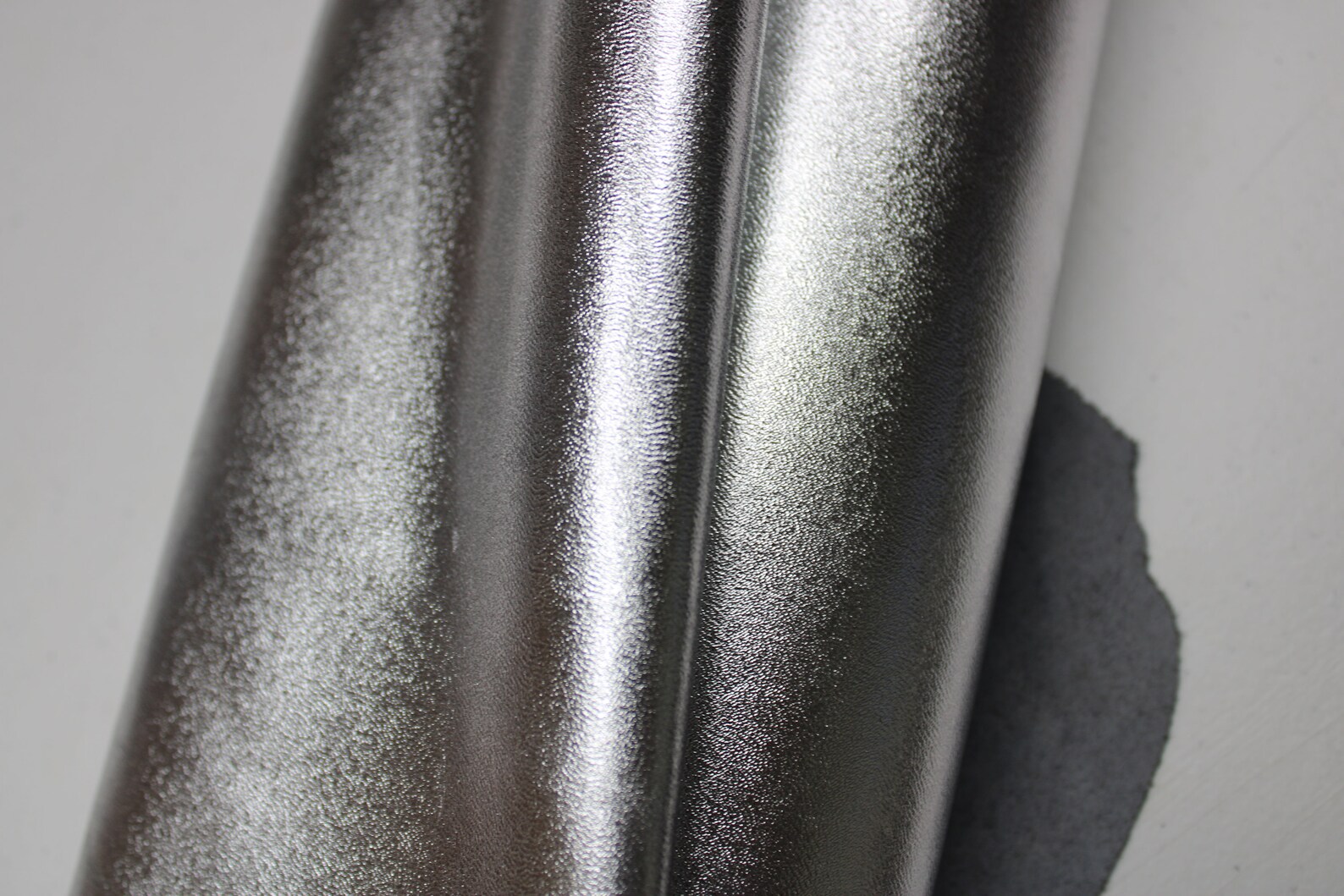 METALLIC SILVER LEATHER: Genuine Leather 2.5-3 Oz. - Perfect for ...