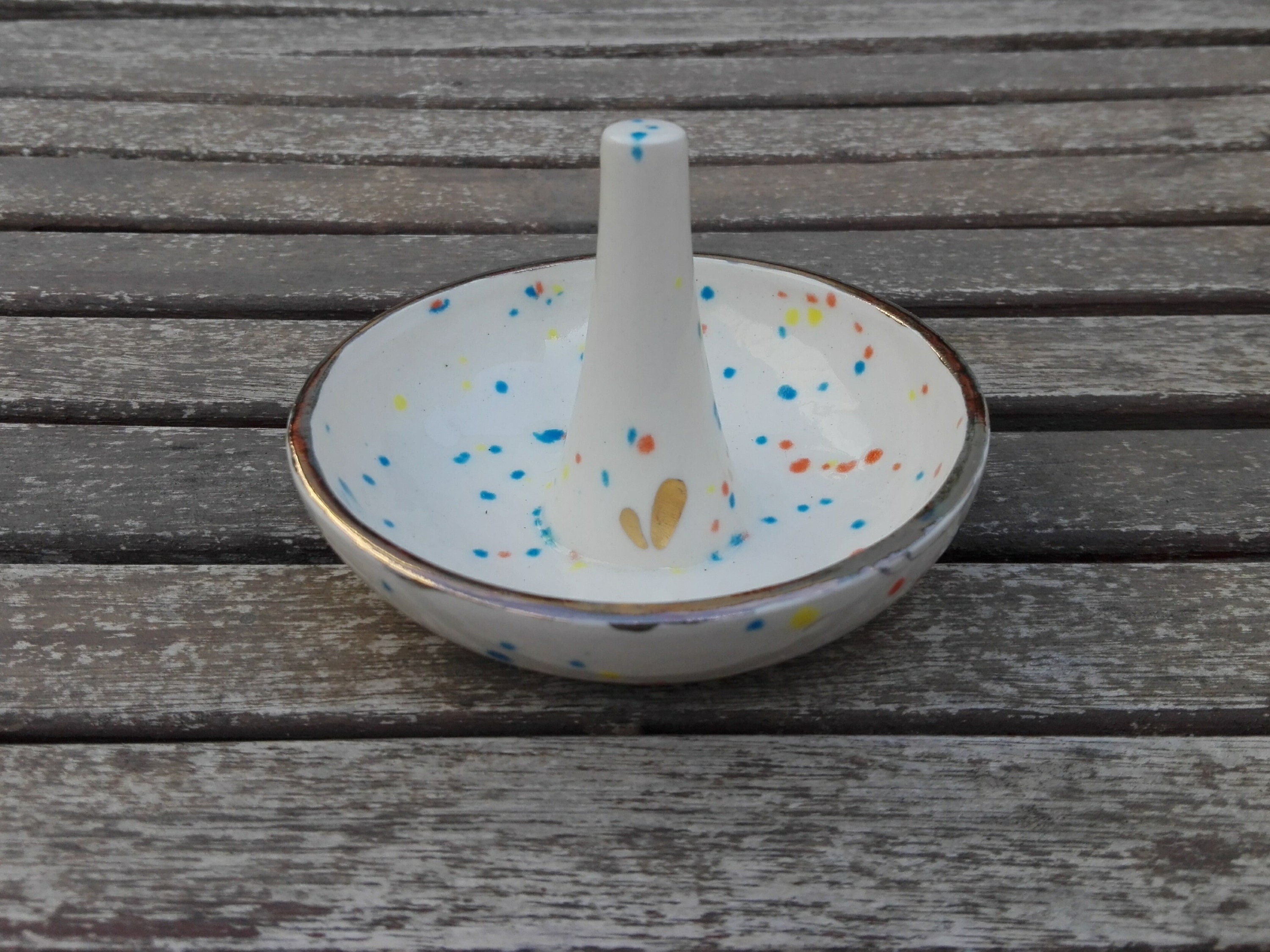 Ring Holder Handmade Ceramic Ring Stand With Jewellry Plate | Etsy