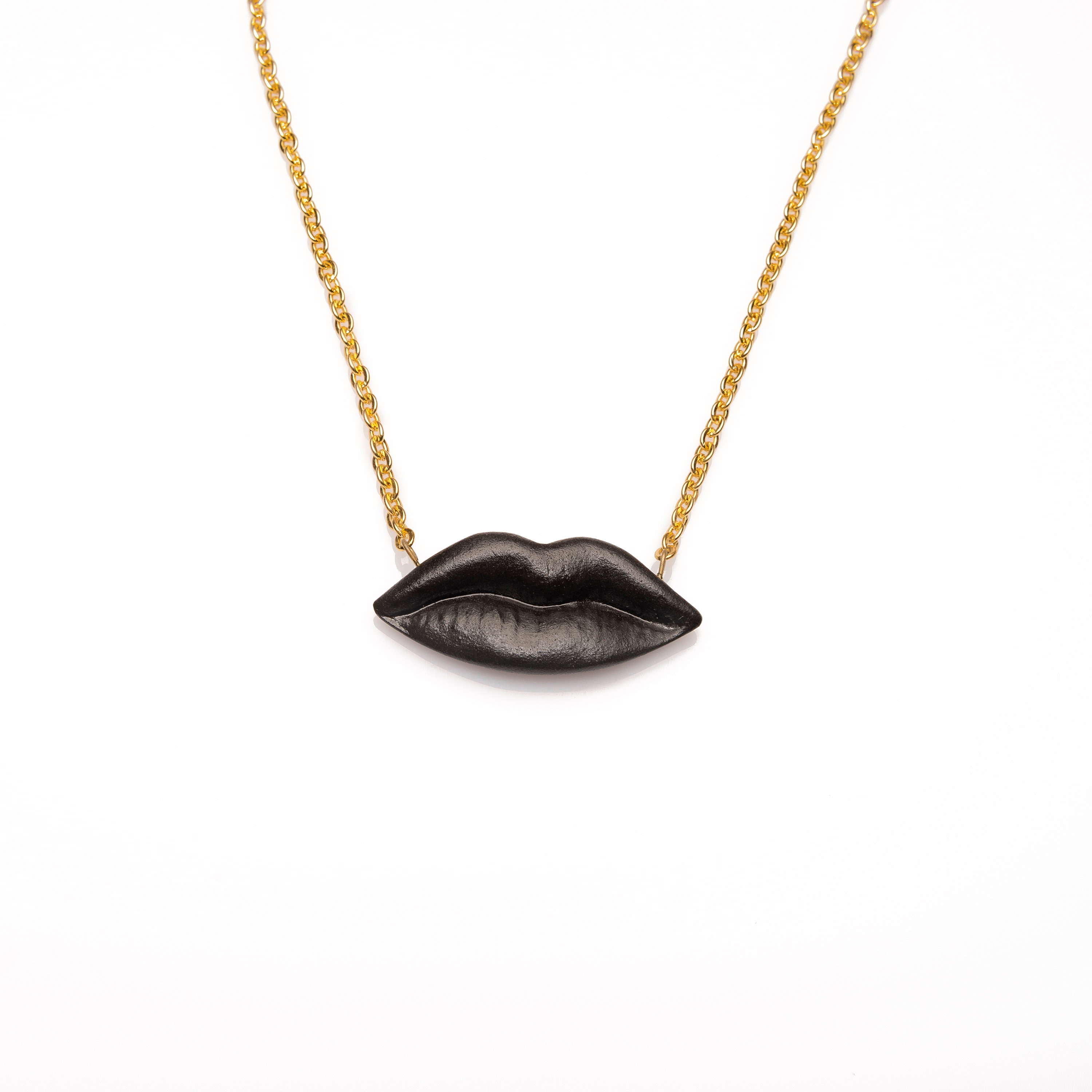 Buy Kiss Necklace Lips Pendant Statement Necklace Online in India - Etsy
