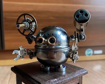 Steampunk Mechanical DIY Minion Model Ornaments Handmade Creative Small ...