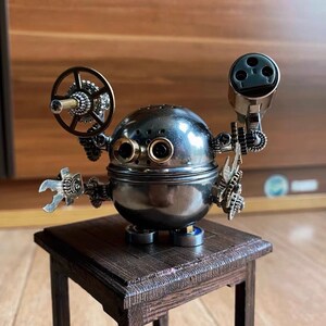 Steampunk Mechanical DIY Minion Model Ornaments Handmade Creative Small ...