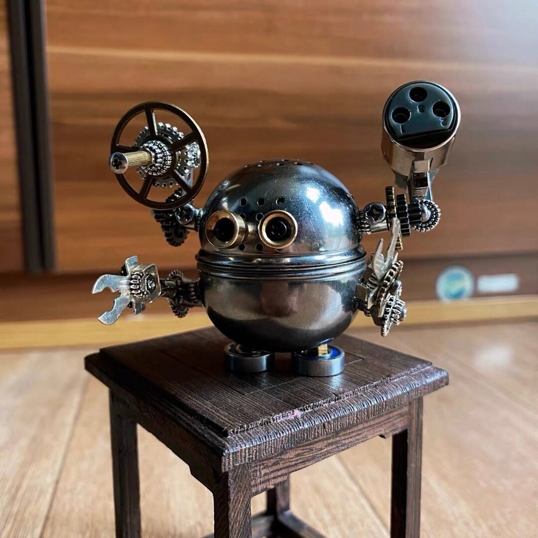 Steampunk Mechanical DIY Minion Model Ornaments Handmade Creative Small ...