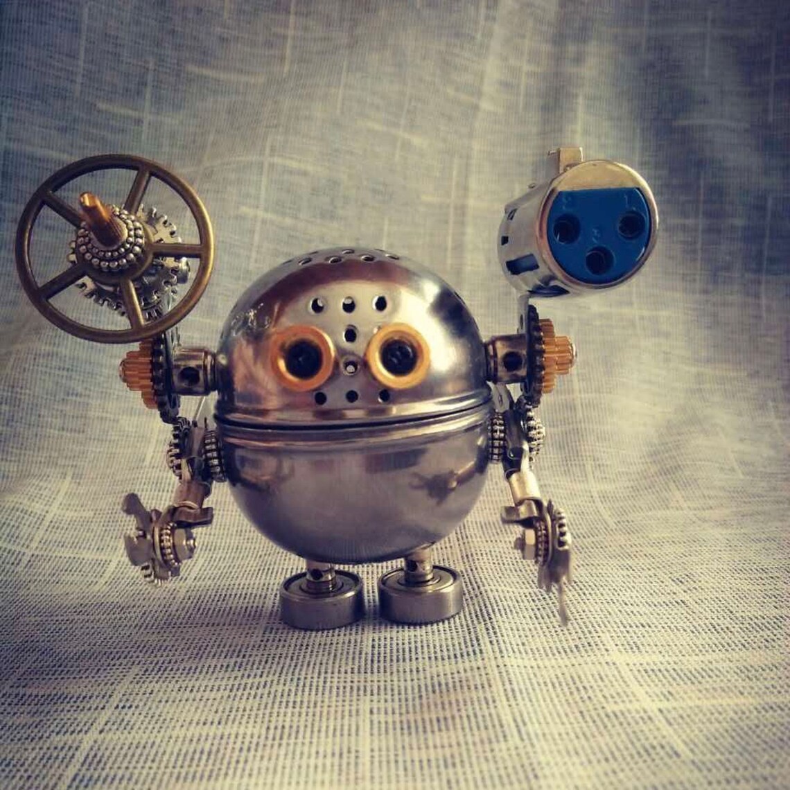 Steampunk Mechanical DIY Minion Model Ornaments Handmade Creative Small ...