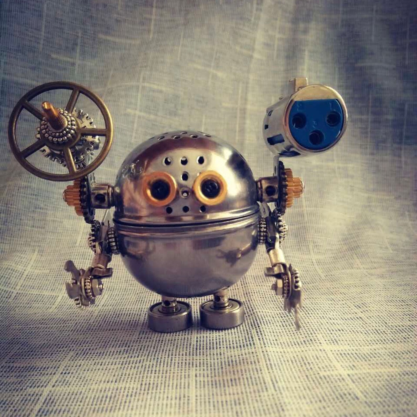 Steampunk Mechanical DIY Minion Model Ornaments Handmade Creative Small ...