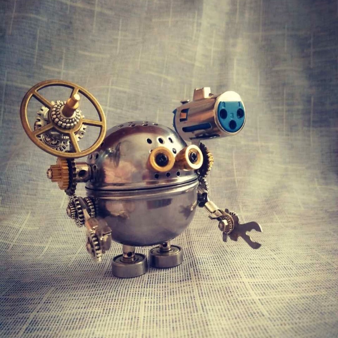 Steampunk Mechanical DIY Minion Model Ornaments Handmade Creative Small ...
