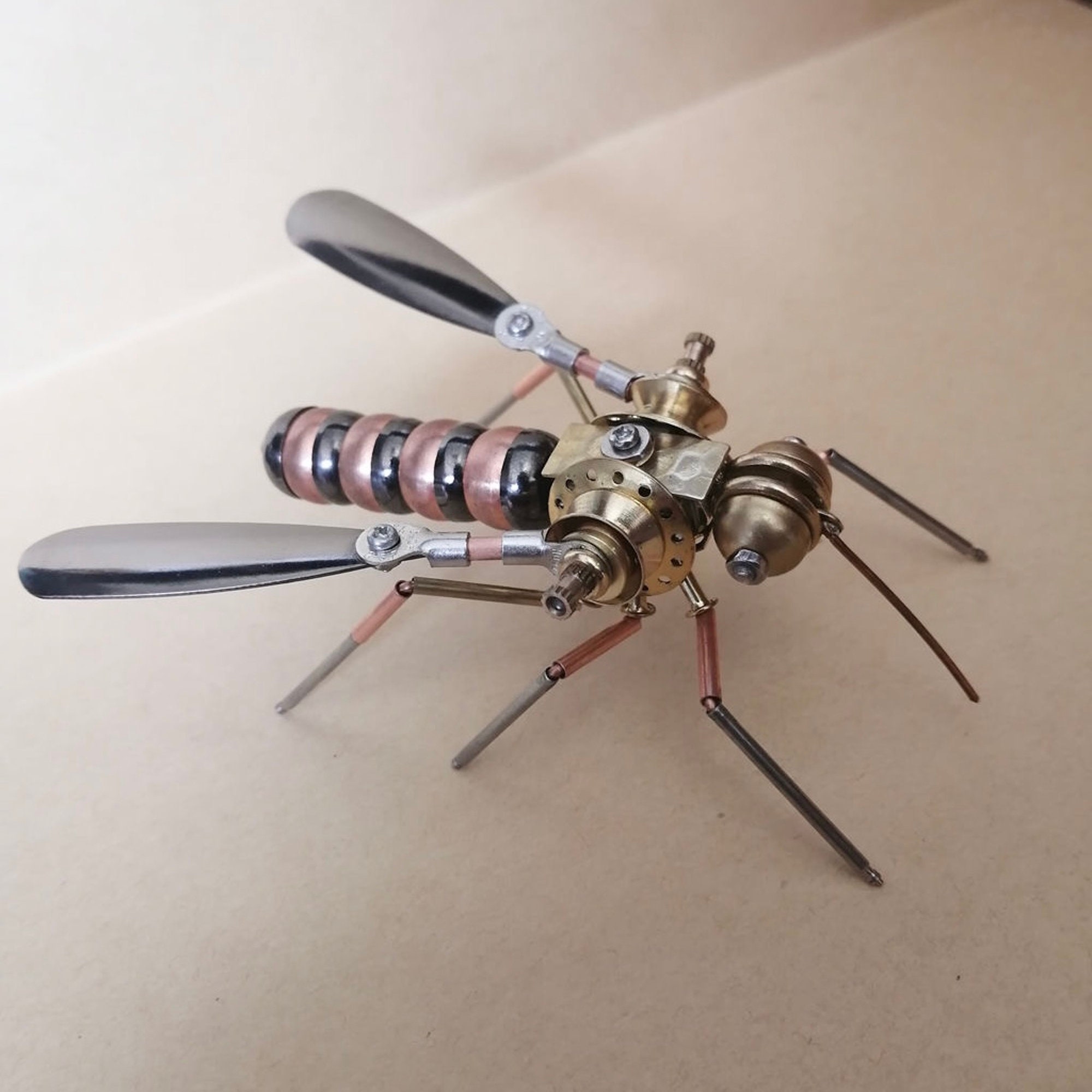 Steampunk Mechanical Insect Sculpture, Mosquitoes Figurine Steampunk ...