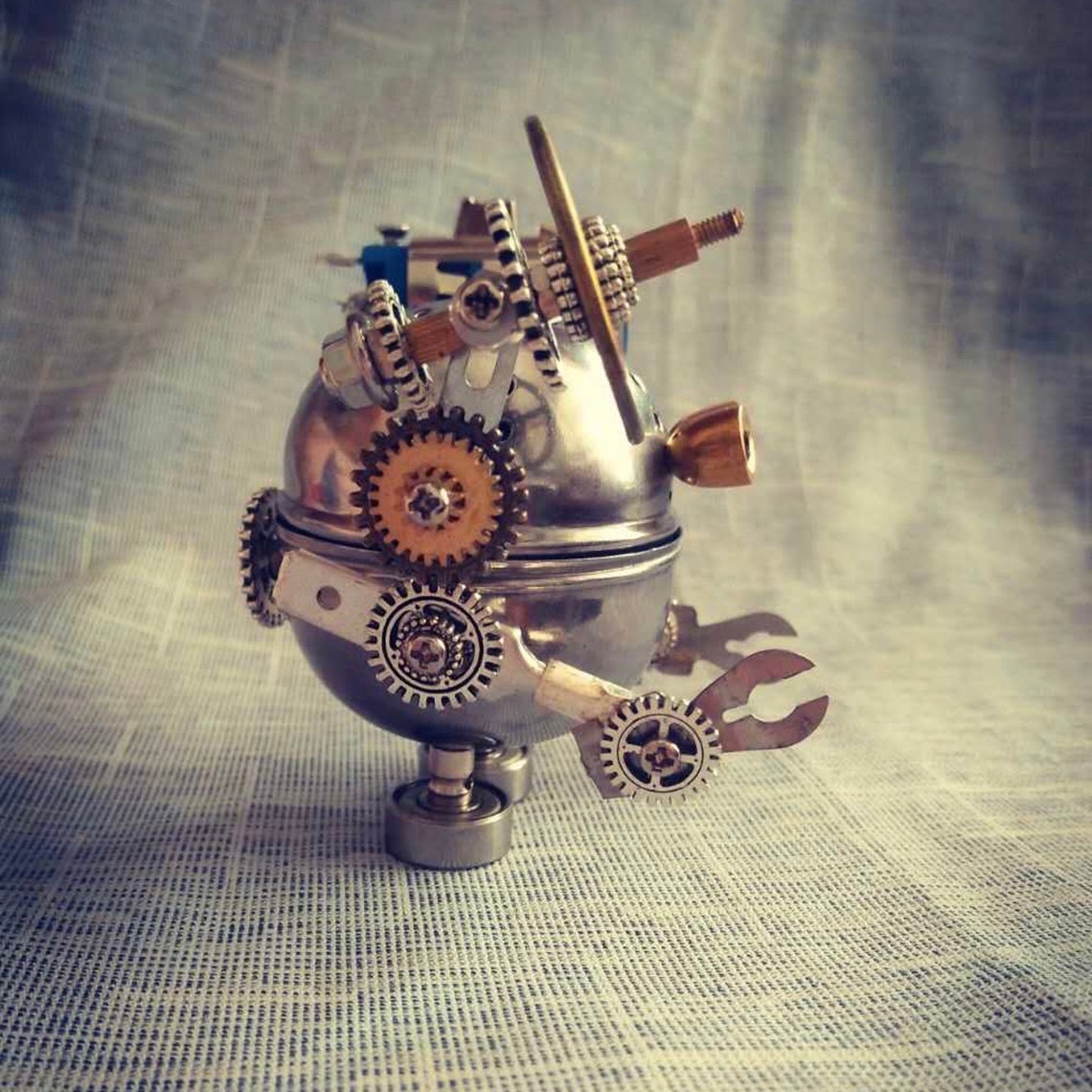 Steampunk Mechanical DIY Minion Model Ornaments Handmade Creative Small ...