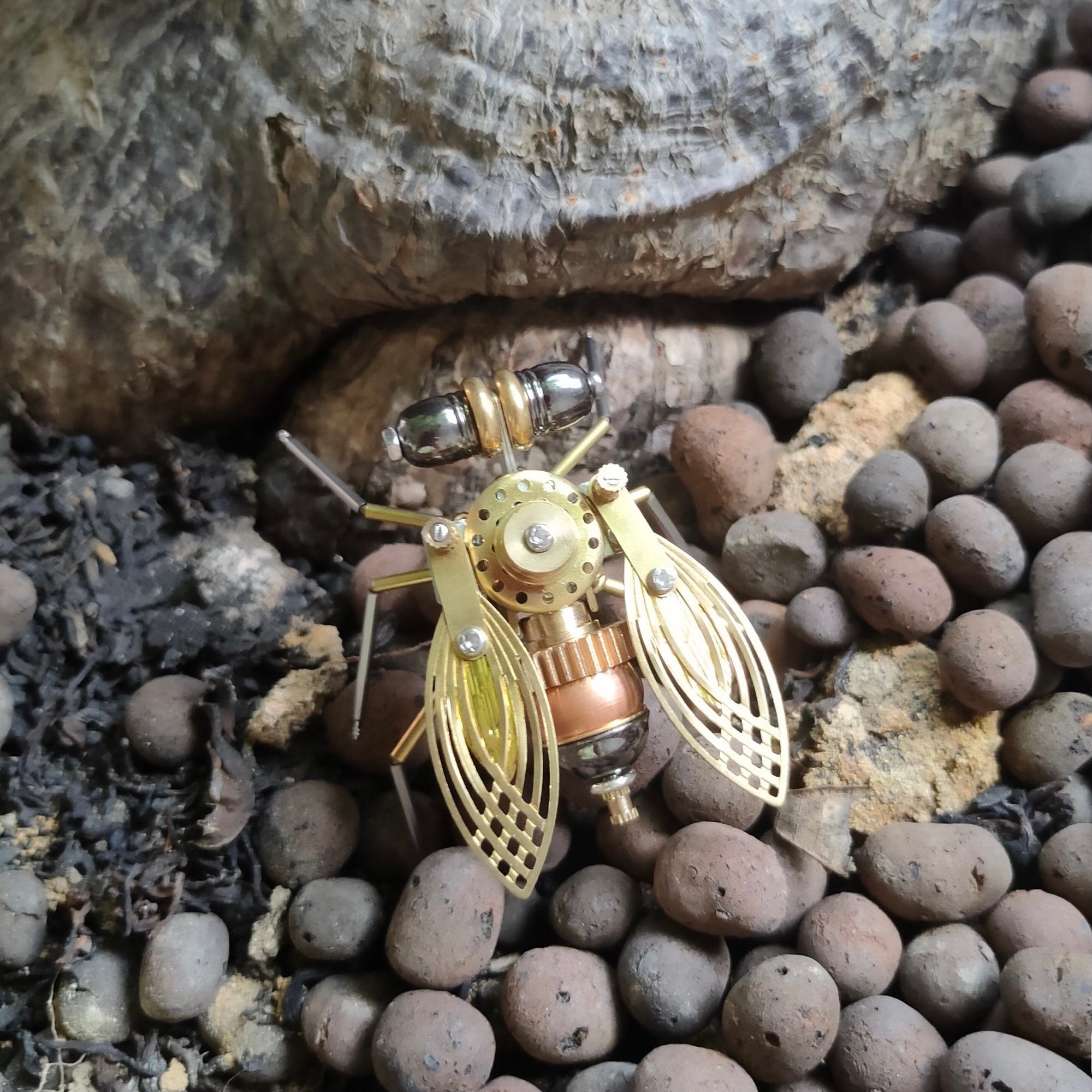 Cricket Figurine Steampunk Bug Metal Insect,steampunk Mechanical Insect ...