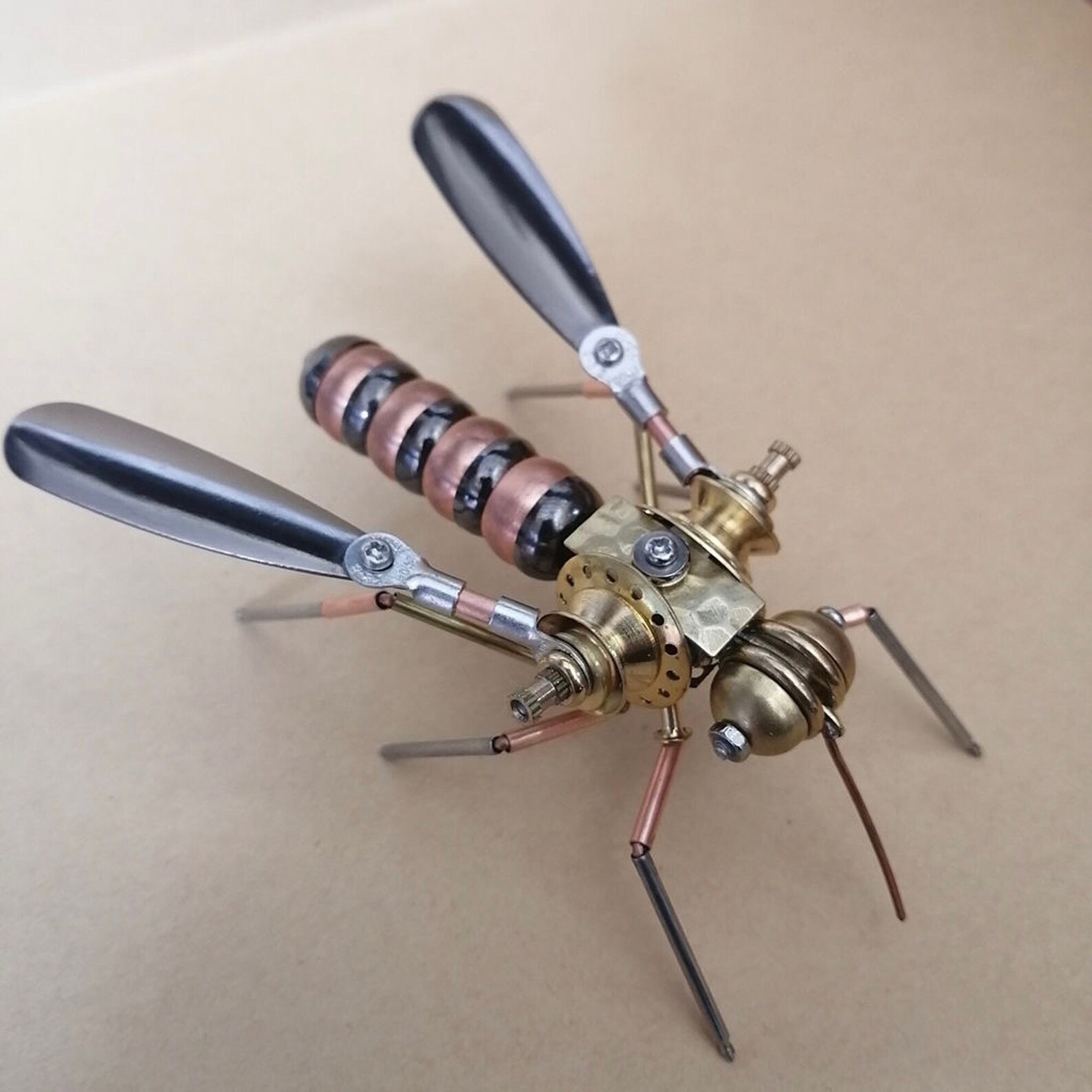 Steampunk Mechanical Insect Sculpture, Mosquitoes Figurine Steampunk ...