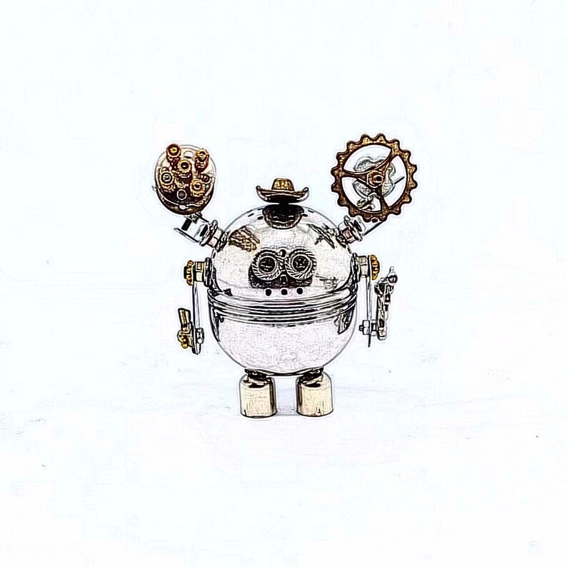Steampunk Mechanical DIY Minion Model Ornaments Handmade Creative Small ...