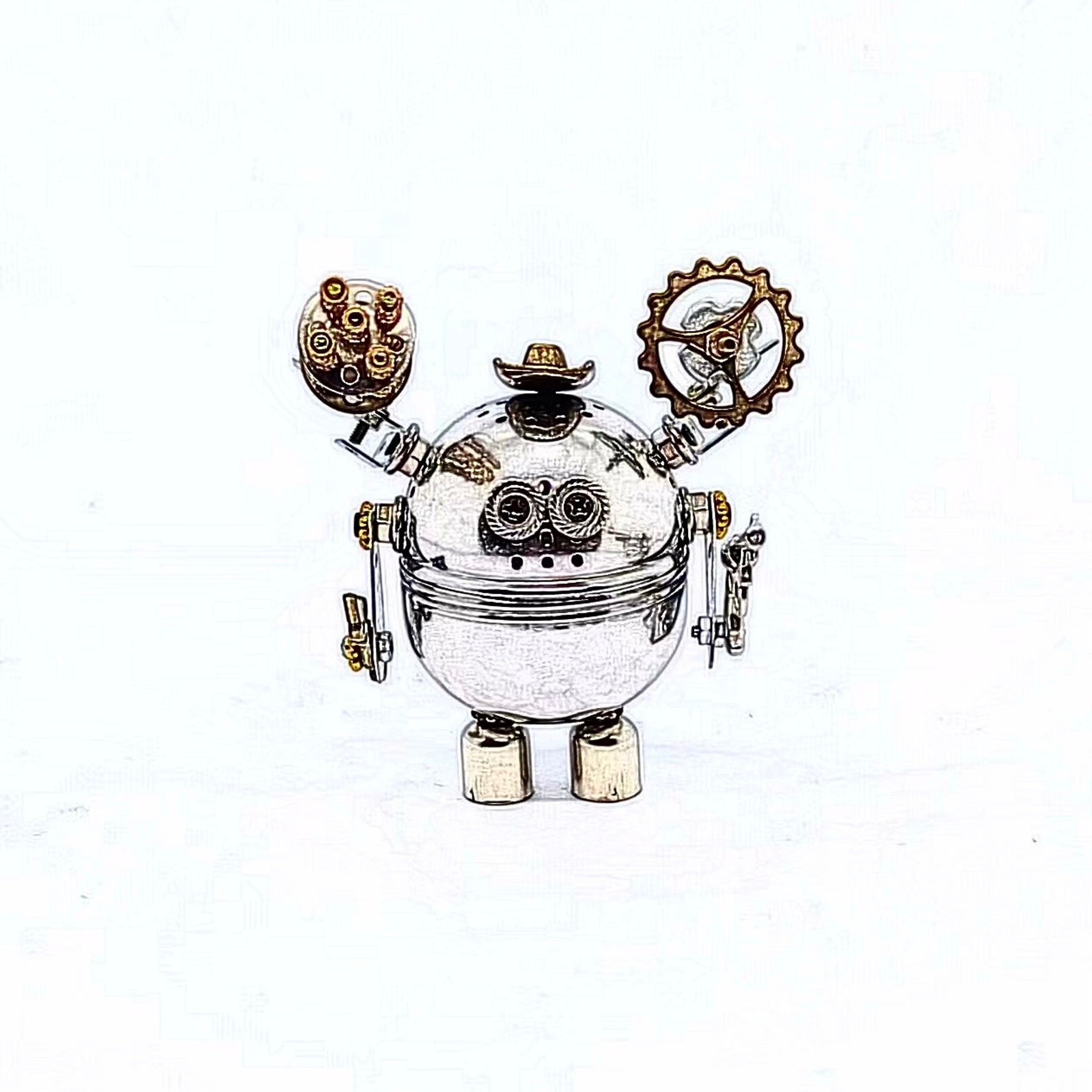 Steampunk Mechanical DIY Minion Model Ornaments Handmade Creative Small ...