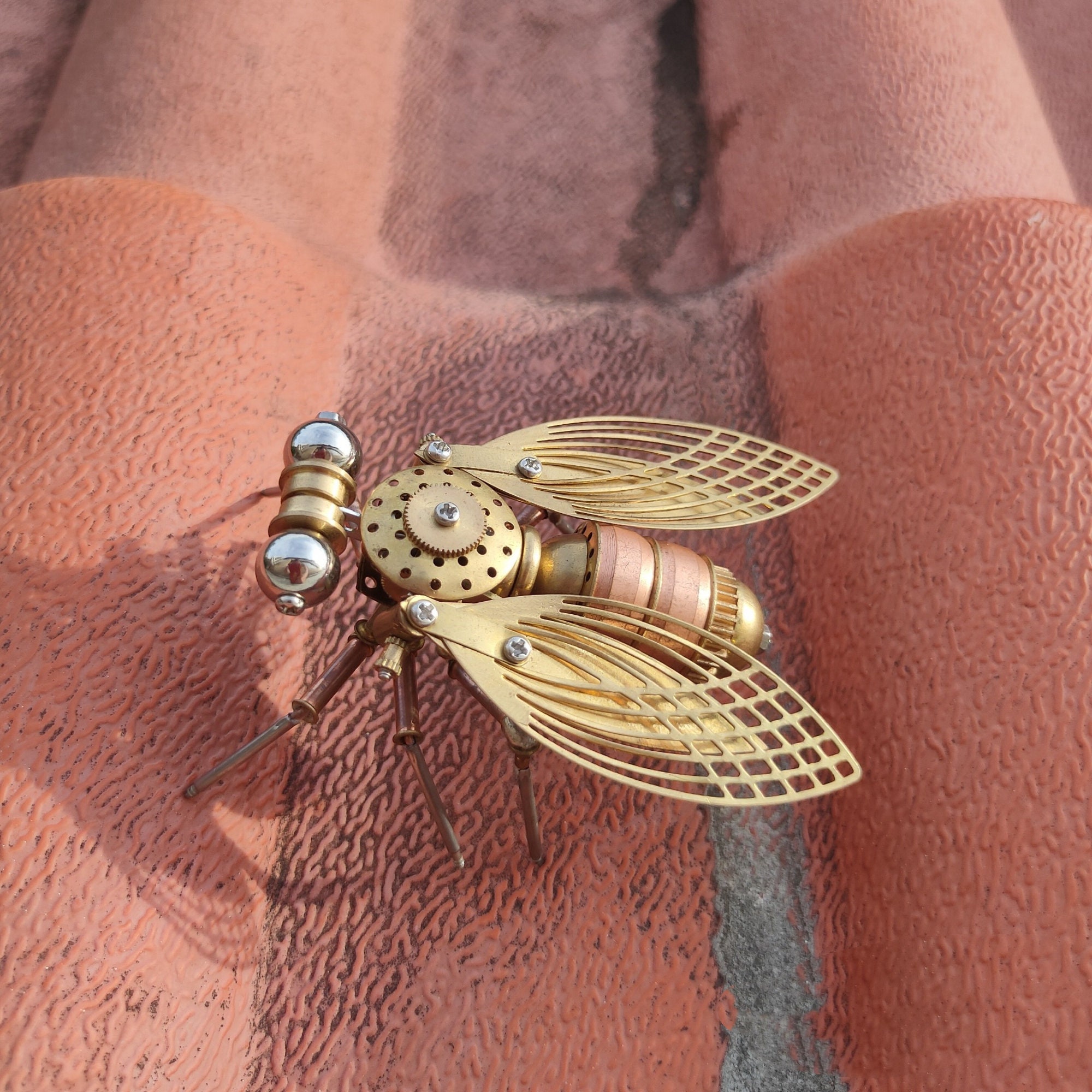 Cricket Figurine Steampunk Bug Metal Insect,steampunk Mechanical Insect ...