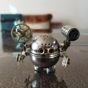 Steampunk Mechanical DIY Minion Model Ornaments Handmade Creative Small ...