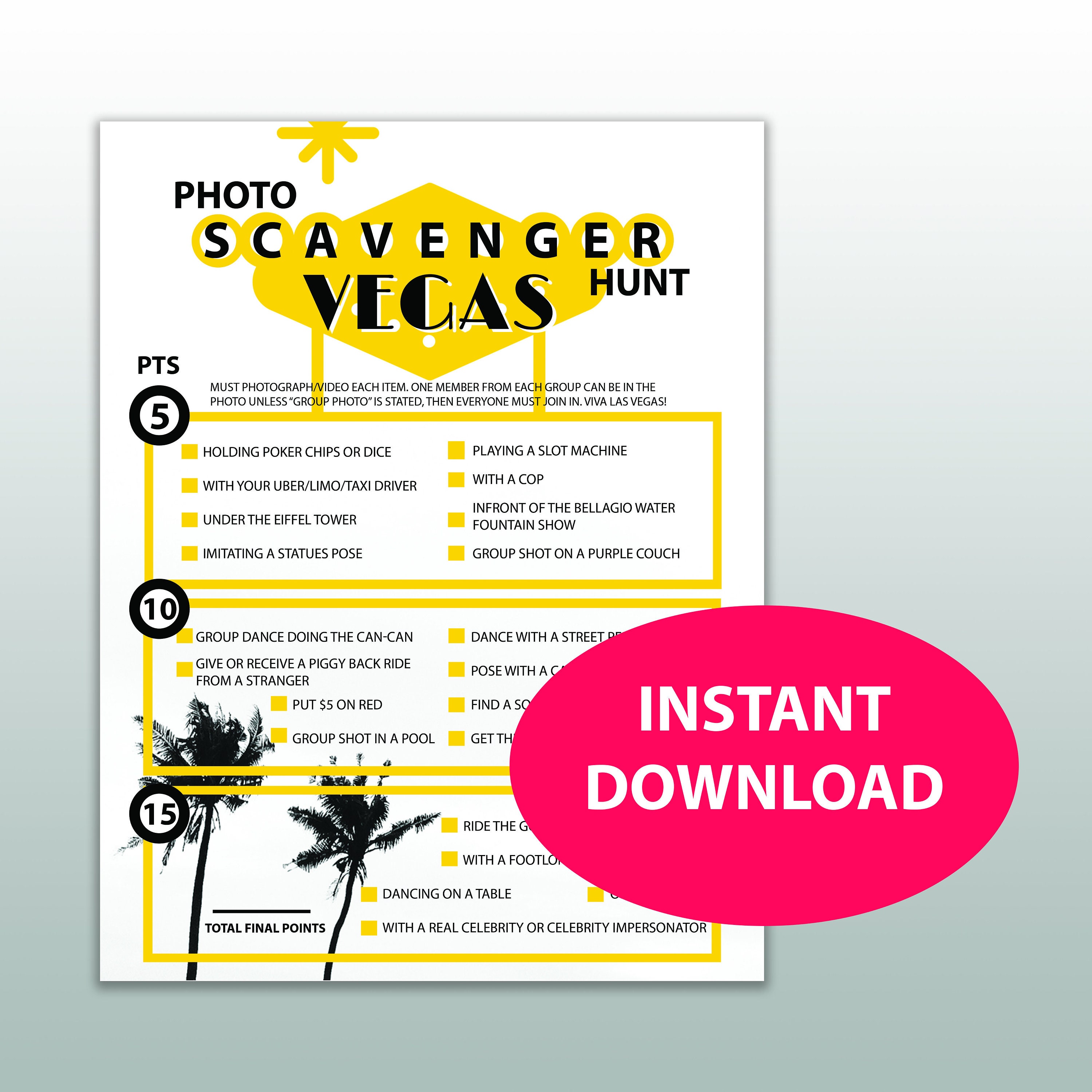 Las Vegas Photo Scavenger Hunt Party Game Las Vegas Birthday Etsy las-vegas-photo-scavenger-hunt-party-game-las-vegas-birthday-etsy