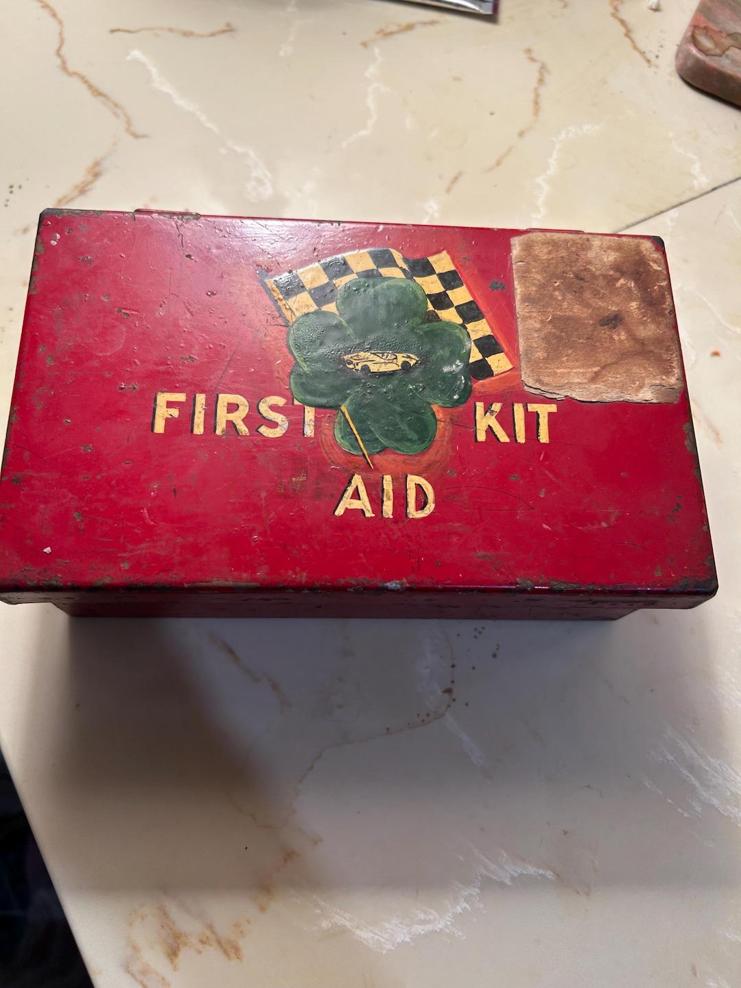 World War II First Aid Kit Complete W/ Supplies, Gauze Bandages ...