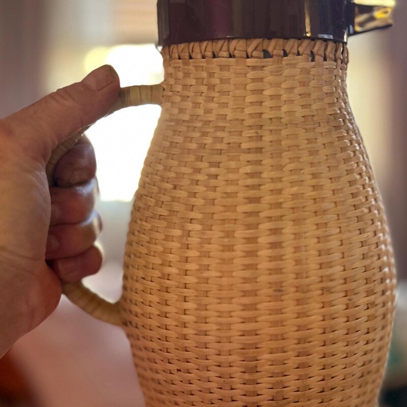 Wicker Pitcher - Etsy