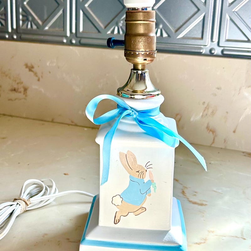 Peter Rabbit Lamp - Etsy