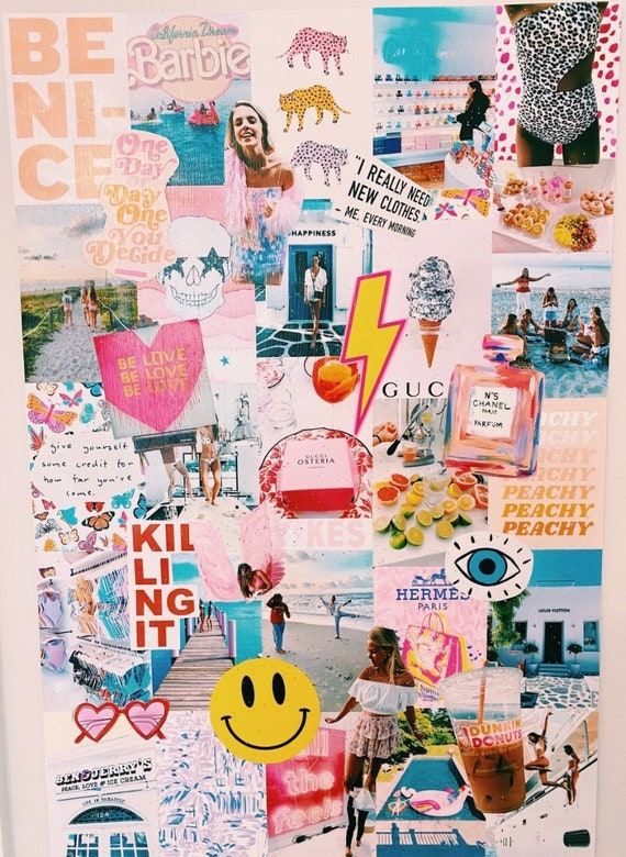 VSCO Briannaedmonds #pink #collage #trendy #tumblr Collage Background ...